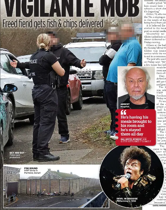 PAEDO GLITTER THREATENED BY VIGILANTE MOB - PressReader