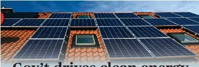 Gov't drives clean energy growth with rooftop solar - PressReader