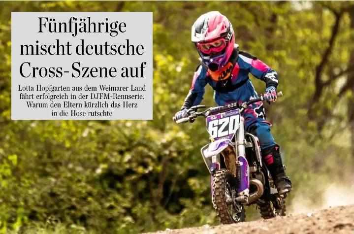 Fünfjährig­e mischt deutsche Cross-Szene auf - PressReader