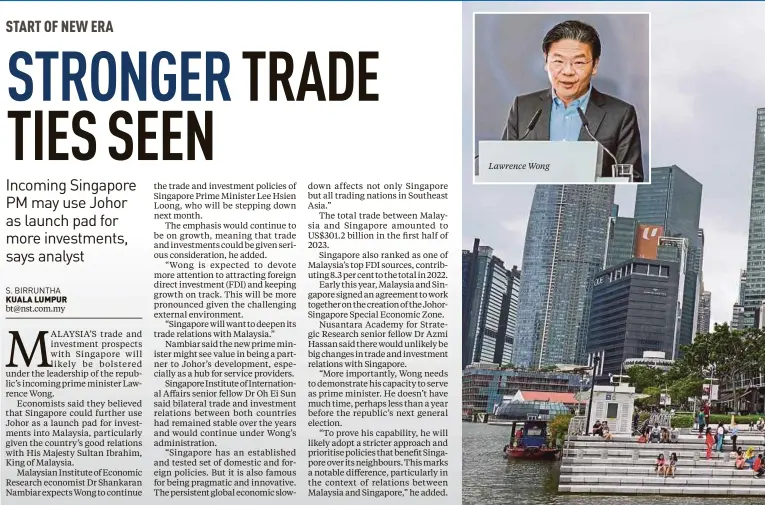 STRONGER TRADE TIES SEEN - PressReader