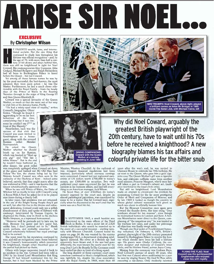 ARISE SIR NOEL… FINALLY - PressReader