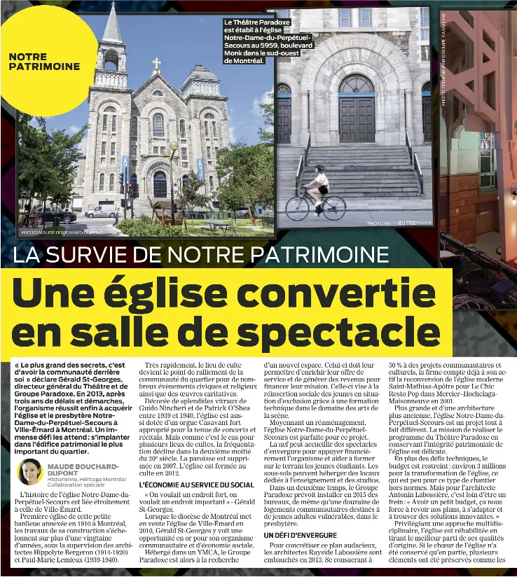 Une église convertie en salle de spectacle - PressReader
