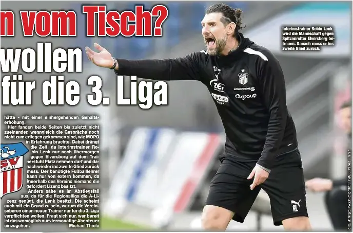 Wollen für die 3. Liga - PressReader