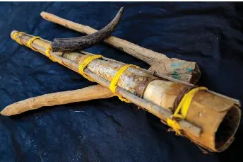 Sudan traditiona­l wind instrument trumpets harvest time - PressReader