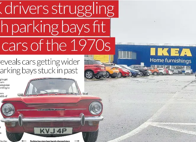 Study reveals cars getting wider while parking bays stuck in past ...