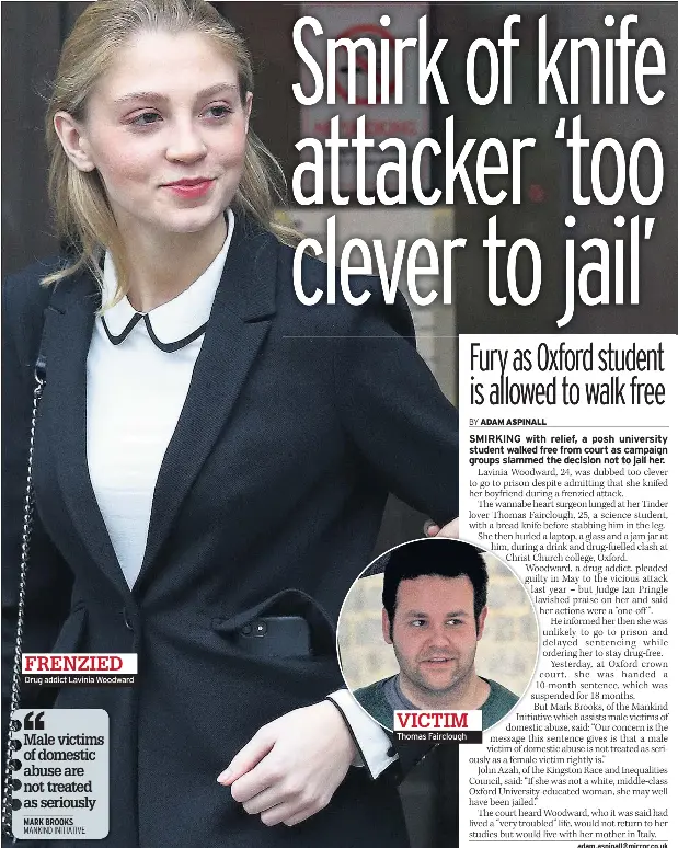 Smirk of knife attacker ‘too clever to jail’ - PressReader