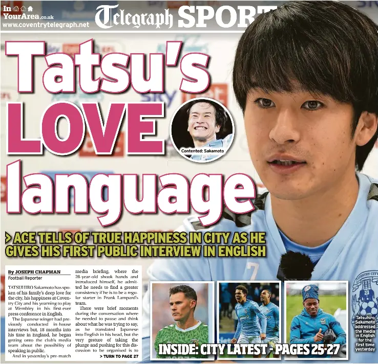 Tatsu’s LOVE language - PressReader