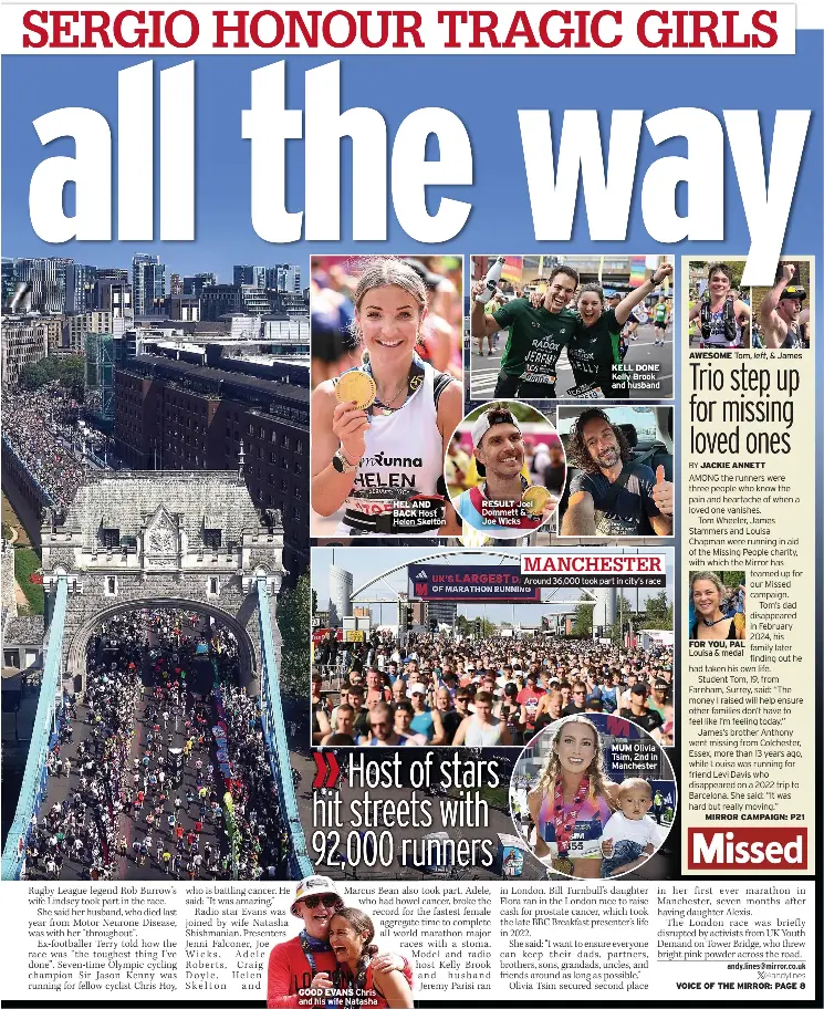 Trio step up for missing loved ones - PressReader