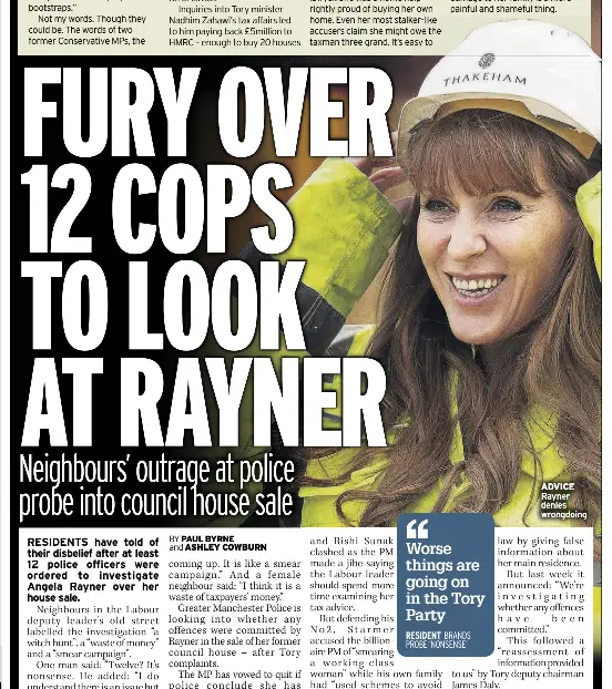 FURY OVER 12 COPS TO LOOK AT RAYNER - PressReader