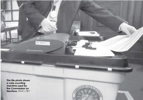 Comelec opens bidding for automated machines - PressReader