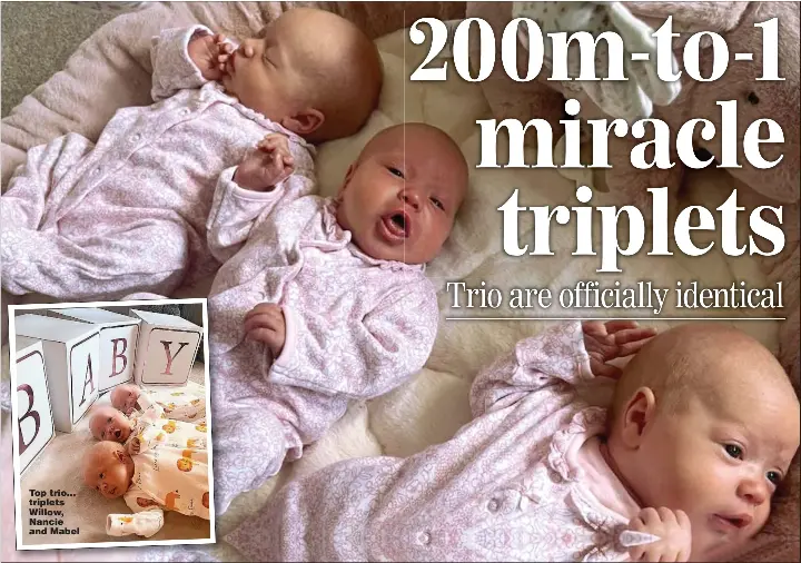 200m-to-1 miracle triplets - PressReader