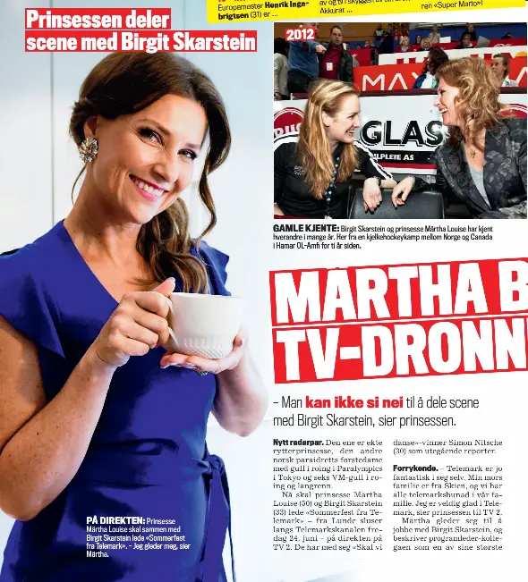 MÄRTHA BLIR TV-DRONNING - PressReader