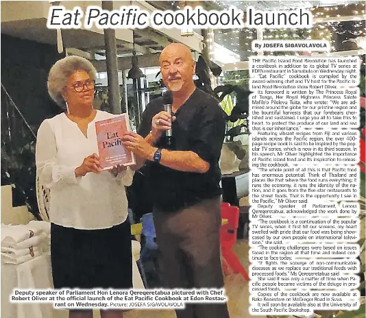Eat Pacific cookbook launch - PressReader