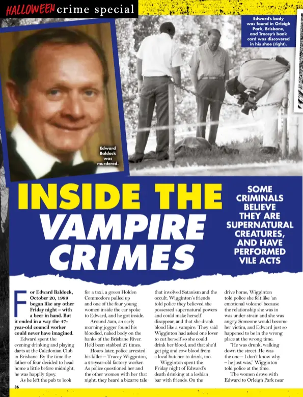 INSIDE THE VAMPIRE CRIMES - PressReader