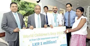 SLIC offers Rs.1mn free life cover to parents of infants born on World ...