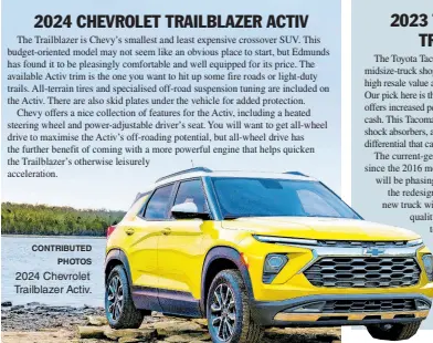 BIG WHEELS, SMALL BUDGET - PressReader