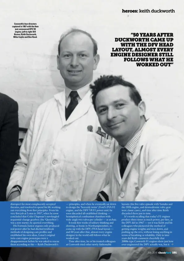 THE GENIUS OF COSWORTH’S - PressReader