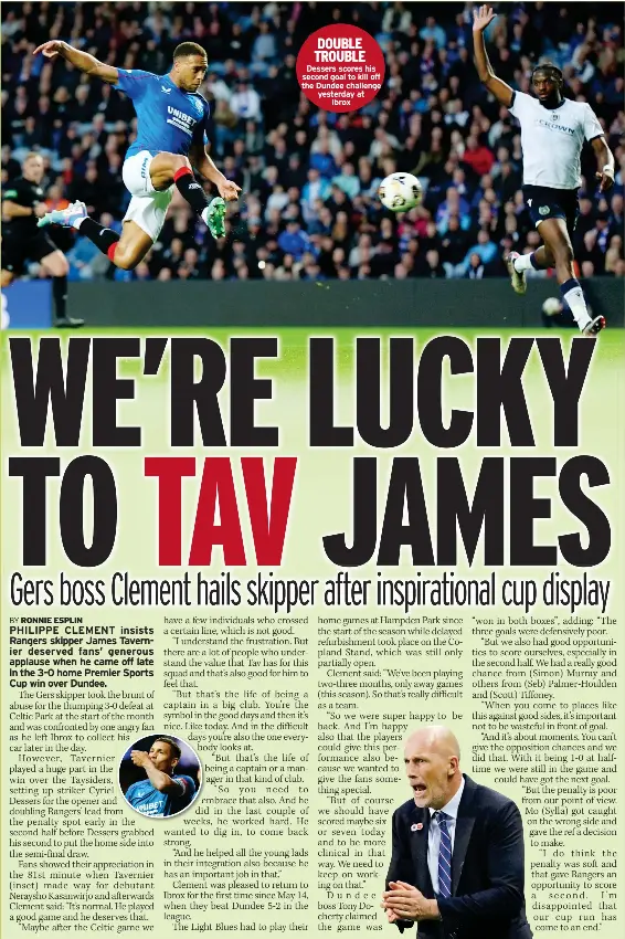 WE’RE LUCKY TO TAV JAMES - PressReader