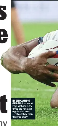 Victory was there for the taking but Borthwick lost the plot - PressReader