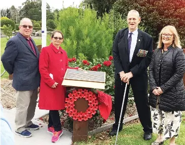 New garden and memorial opened at Drouin Cemetery - PressReader