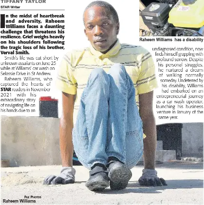 Raheem Williams’ determinat­ion shines amid adversity - PressReader