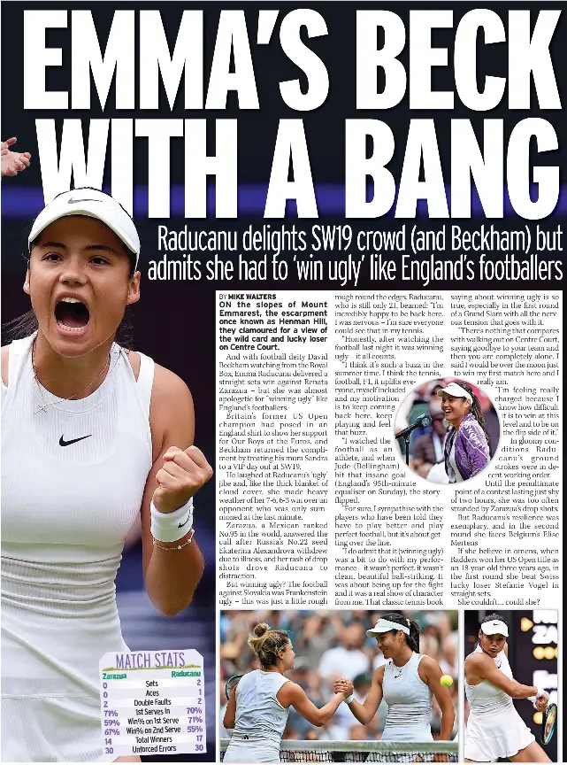 EMMA’S BECK WITH A BANG - PressReader