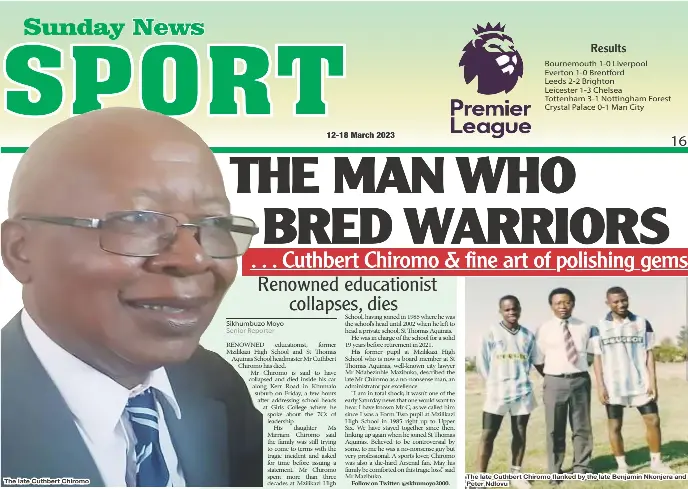 Renowned educationi­st collapses, dies - PressReader