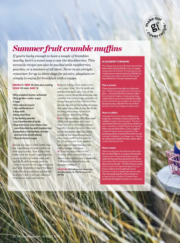 Summer fruit crumble muffins - PressReader
