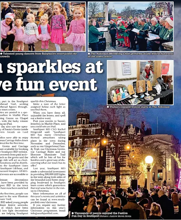 Town sparkles at festive fun event - PressReader