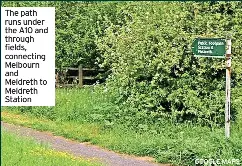 Walking and cycling diversion as villages path is improved - PressReader