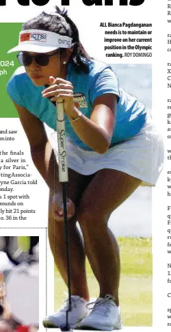 Bianca needs to hang on tough to make it to Paris - PressReader