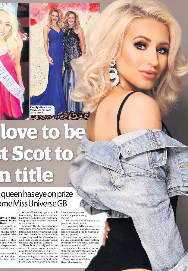 Amy’s Miss Universe GB bid - PressReader
