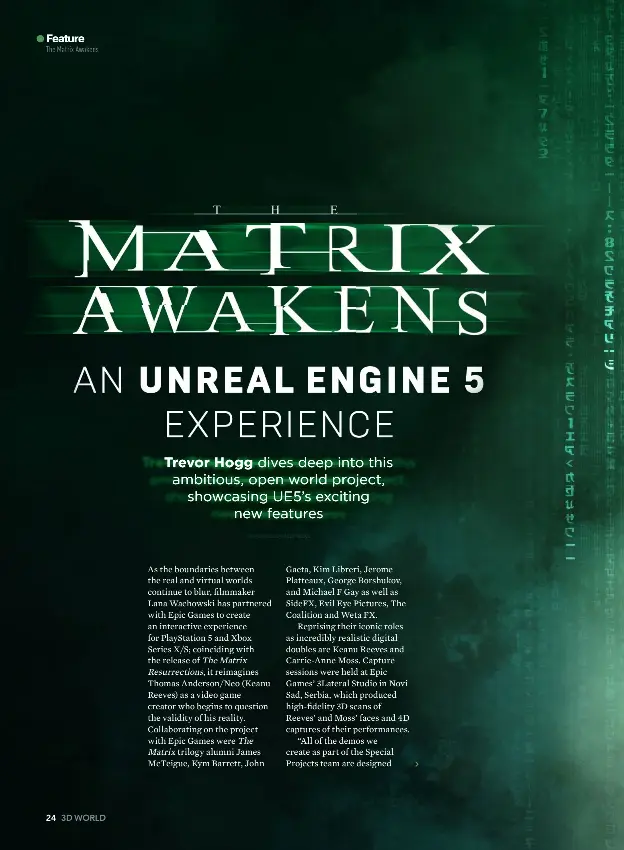 The Matrix Awakens: An Unreal Engine 5 Experience - PressReader