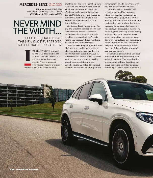 NEVER MIND THE WIDTH... - PressReader