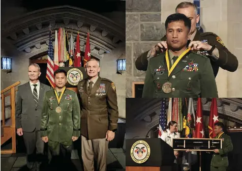 West Point awards Filipino soldier for valor, skills during Marawi ...