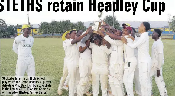 Tough STETHS retain Headley Cup - PressReader