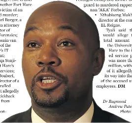 Top education figure in court over Fort Hare fraud allegation­s ...
