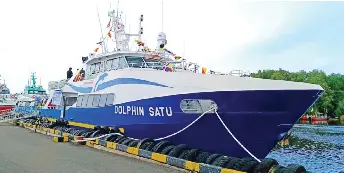 Locally built fast crew boat ‘Dolphin Satu’ delivered - PressReader