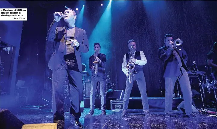 UB40 tour follows reggae band’s anniversar­y UB45 album - PressReader