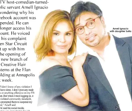Arnell Ignacio misses showbiz, enjoying OWWA stint - PressReader