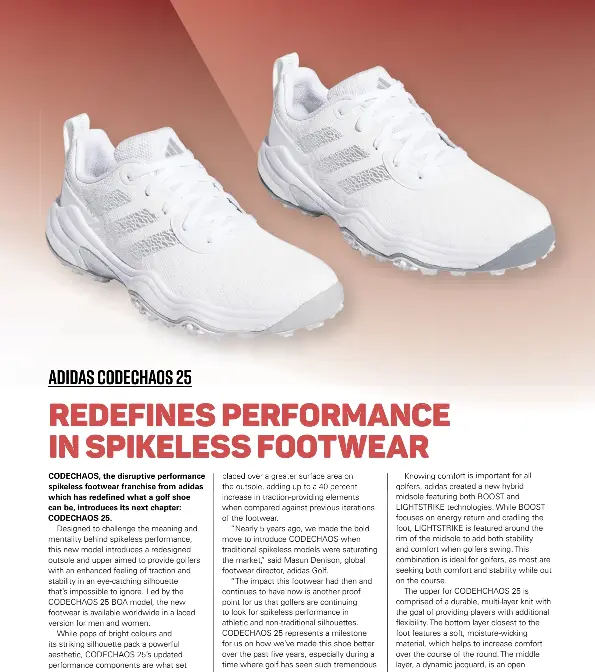REDEFINES PERFORMANC­E IN SPIKELESS FOOTWEAR - PressReader