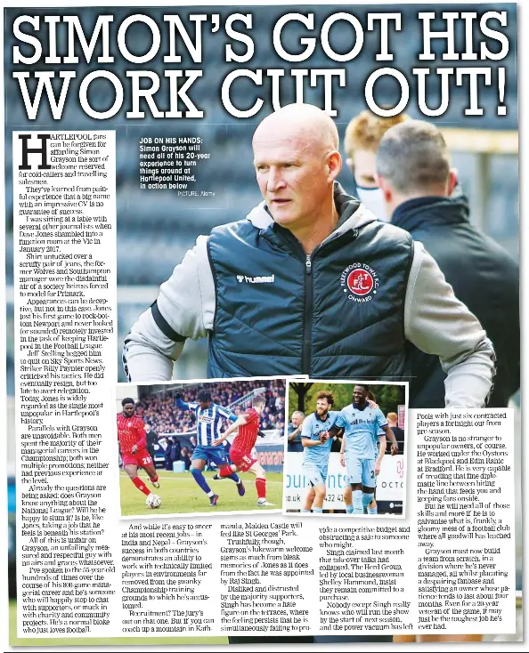 SIMON’S GOT HIS WORK CUT OUT! - PressReader