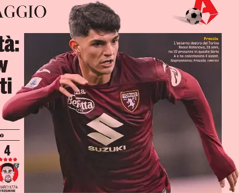 Assist e velocità: Bellanova show Piace a Spalletti il turbo Toro - PressReader