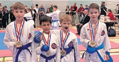 Karate kids in the medals - PressReader