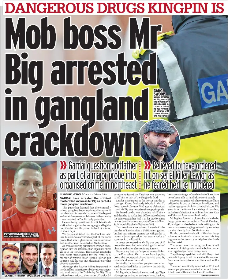 Mob boss Mr Big arrested in gangland crackdown - PressReader