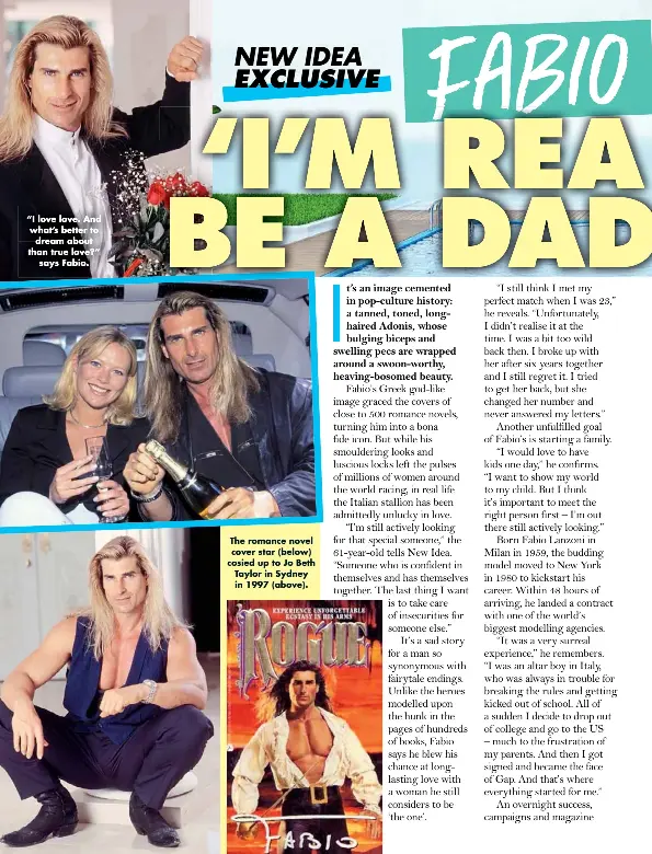 Fabio ‘I’M R EADY TO BE AT 61' A DAD - PressReader