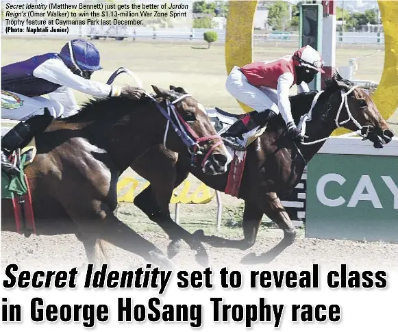 Secret Identity set to reveal class in George Hosang Trophy race ...