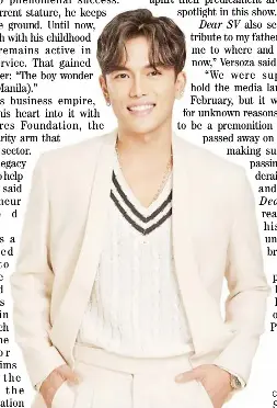 NEW TV SHOW ‘DEAR SV’ FEATURES INSPIRING STORIES OF FILIPINOS - PressReader