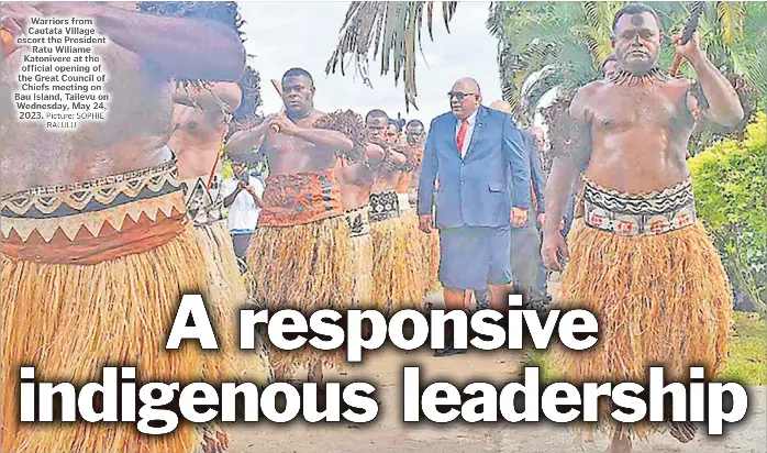 A responsive indigenous leadership - PressReader