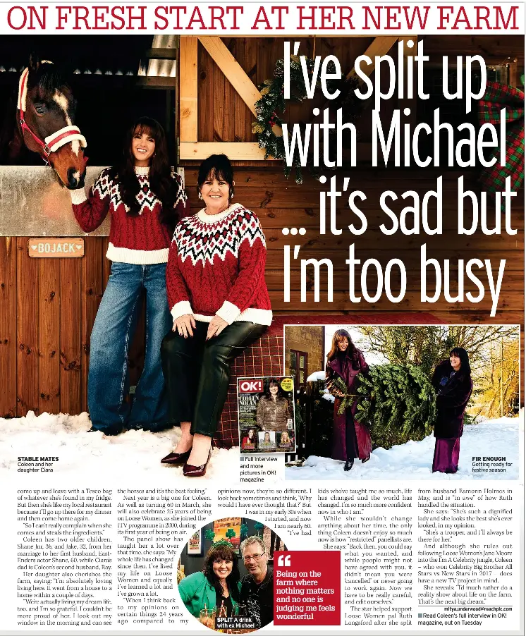 I’ve split up with Michael ... it’s sad but I’m too busy - PressReader